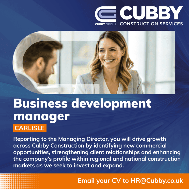 Business Development Manager - Cubby Construction Ltd